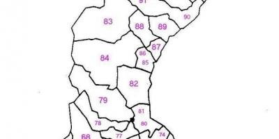 Rootsi postiindeks kaart - Kaart, Rootsi postiindeks (Põhja-Euroopas ...